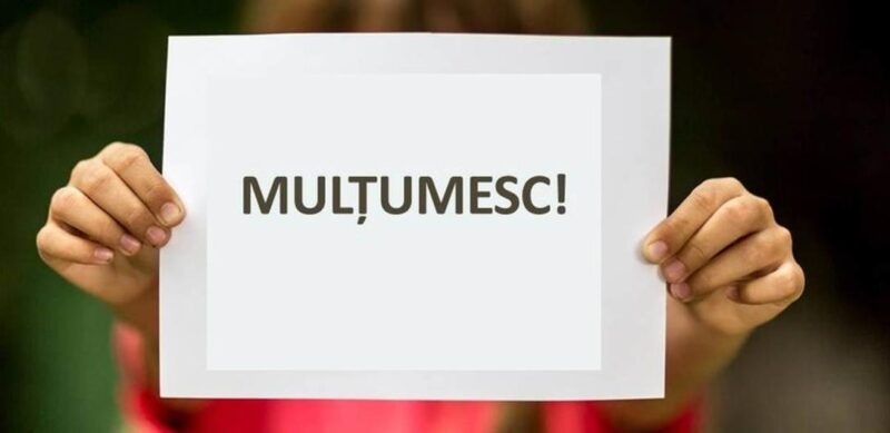 Ziua Internațională a cuvântului ,,Mulțumesc", 11 ianuarie